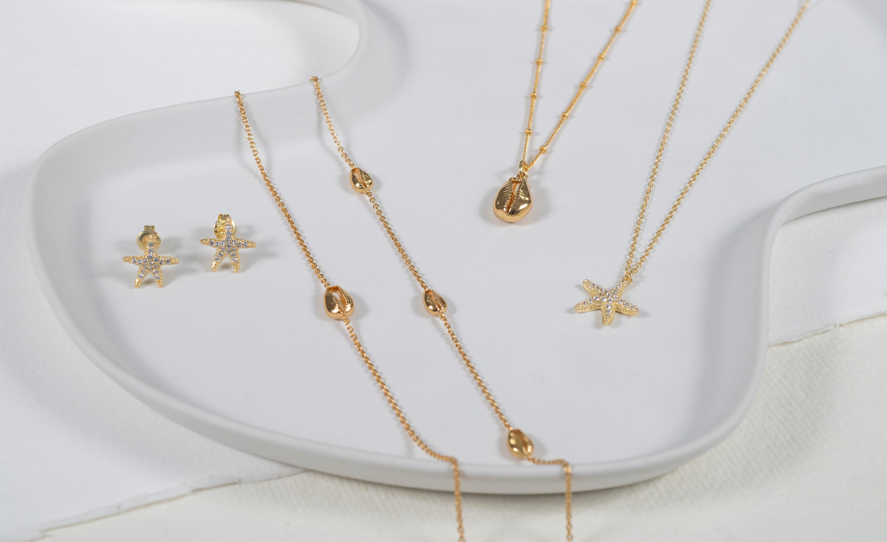 Cowrie Shell Jewellery | Gold & Silver | Auree Jewellery