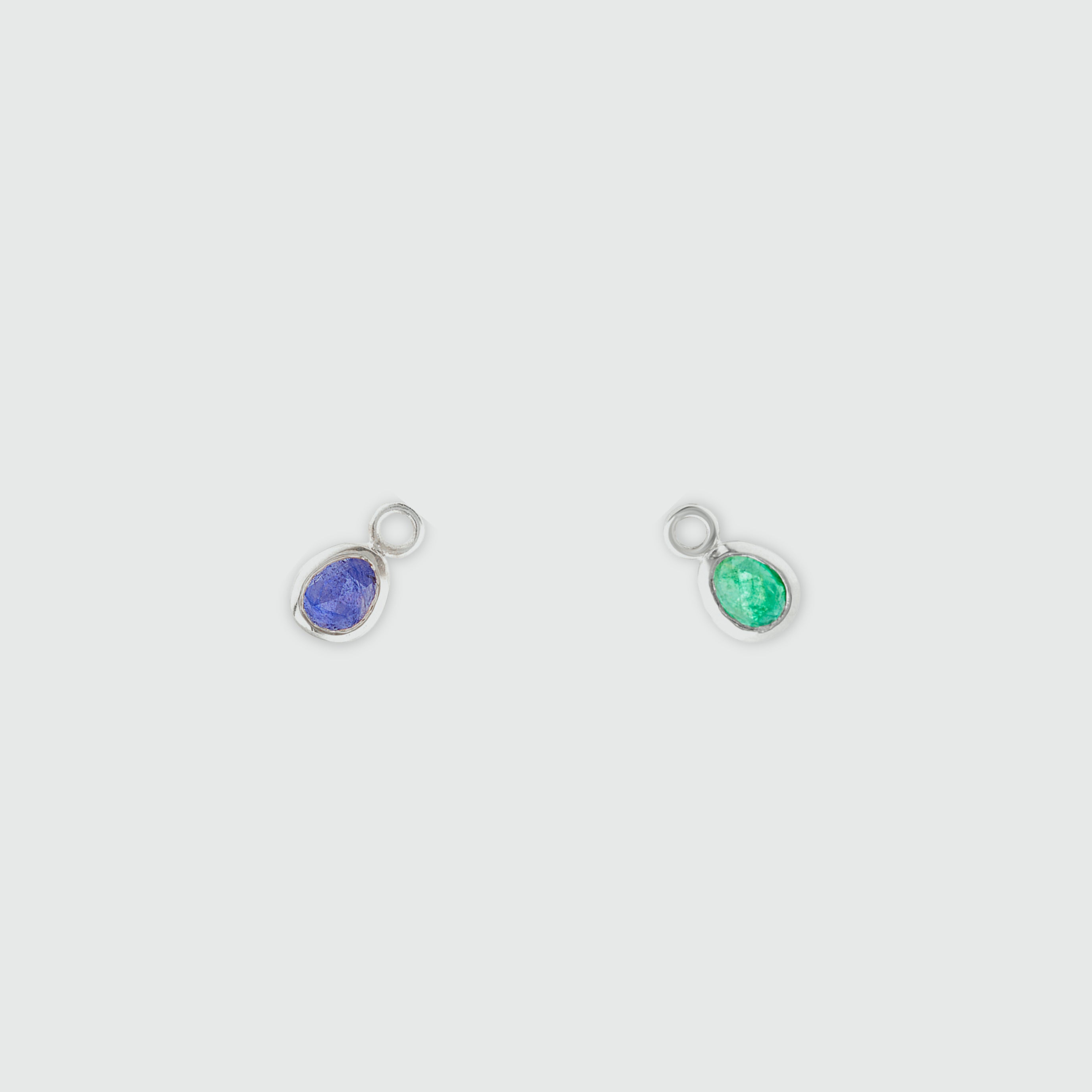 Mini Manhattan Interchangeable Gemstone Drops | Sterling SIlver | Auree ...