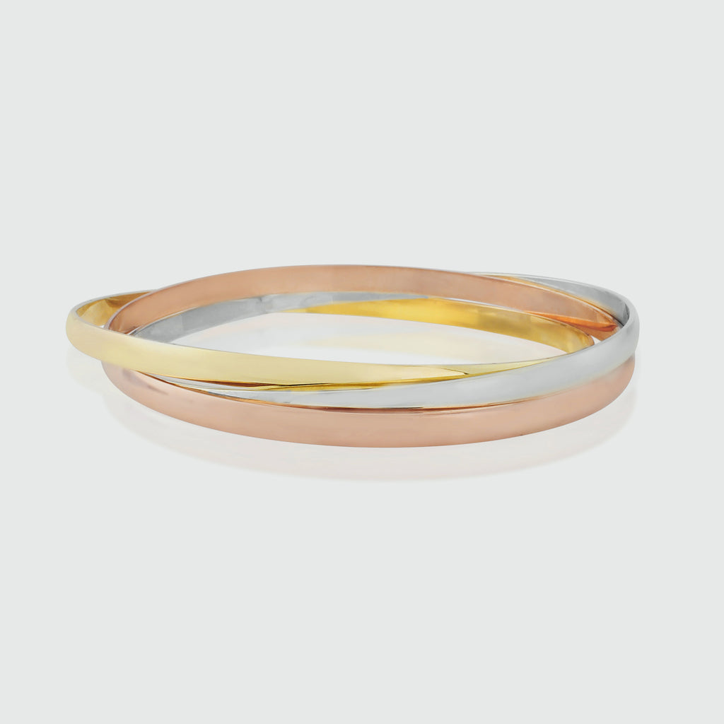 Russian Wedding Bangle | Solid 9ct Gold | Auree Jewellery