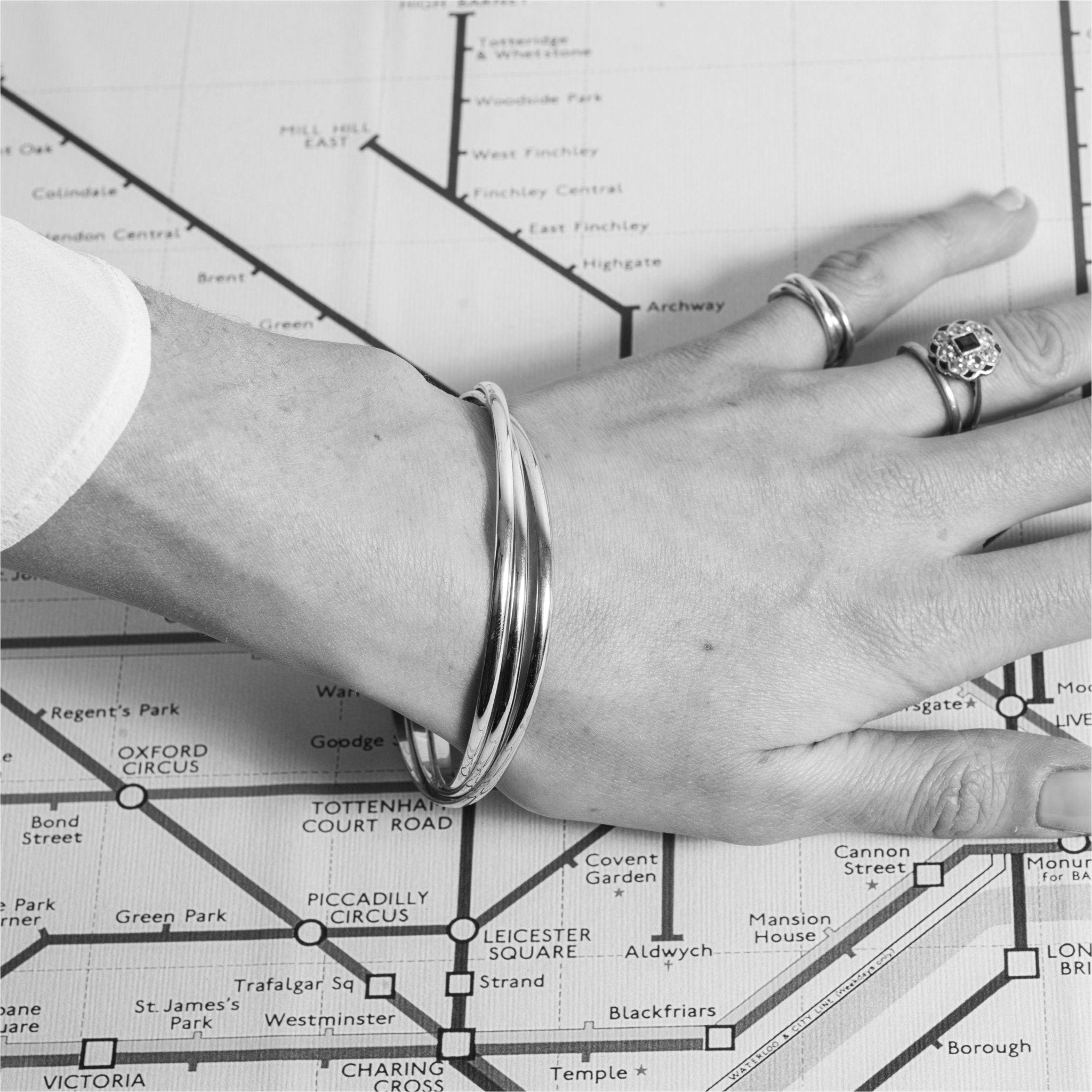 Russian Wedding Bangle | Solid 9ct Yellow Gold | Auree Jewellery