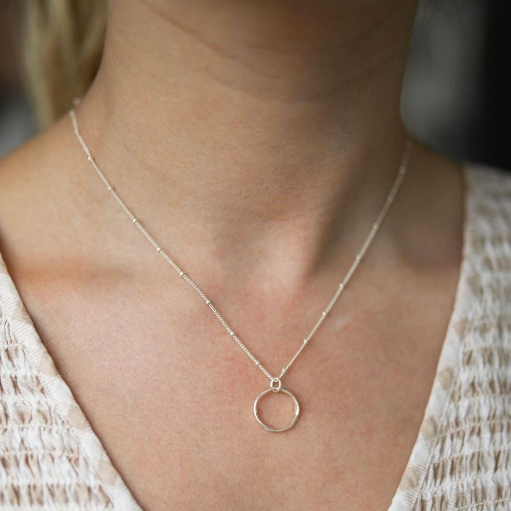 Round Silver Jewellery Set | Sterling Silver | Auree Jewellery